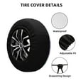 Honeii Rainbow Scales Print Tire Covers, Waterproof Anti-UV Sun Snow ...