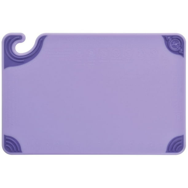 San Jamar CBG121812PR Allergen Saf T-Zone Co-Polymer Cutting Board, 18 ...