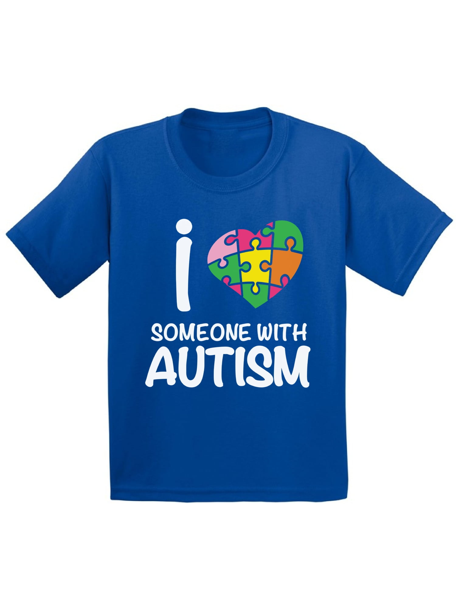 Awkward Styles Toddler Autism Awareness Shirt Kids I Love Someone With