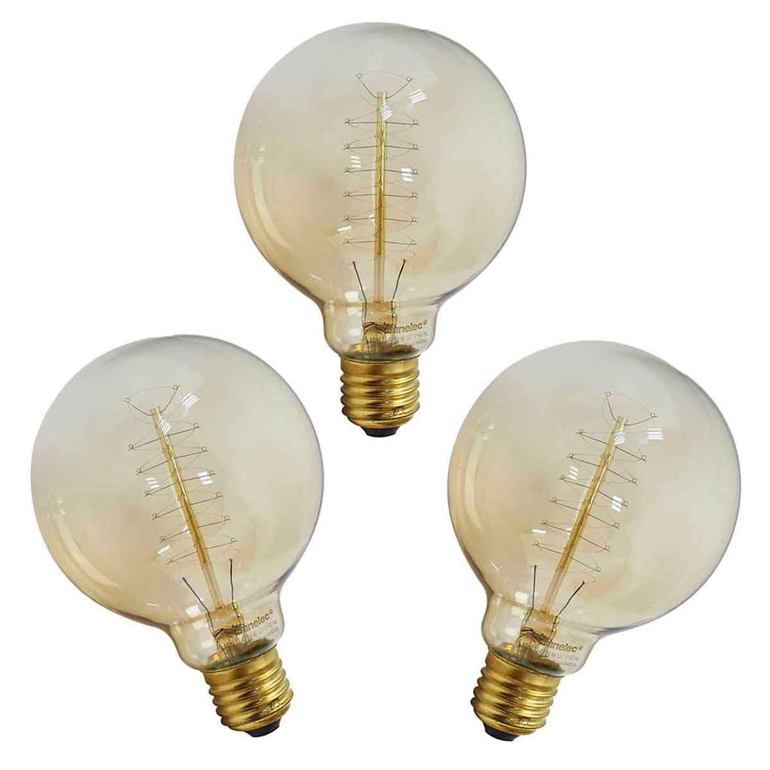 Foco Vintage Tipo Globo Santul 1730 35W Luz Cálida 3 Pzs | Walmart en línea