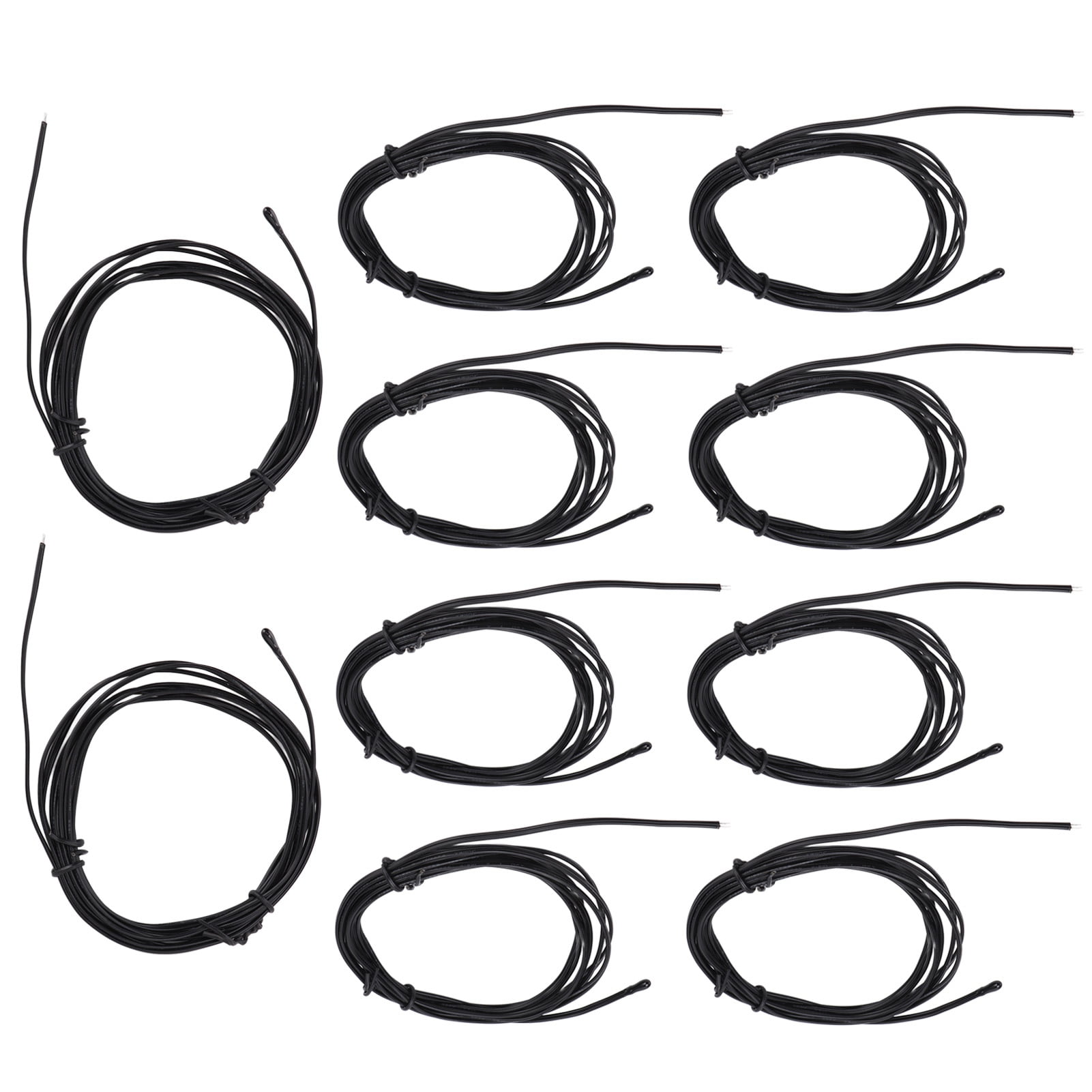 Sensor de temperatura de termistor NTC, 10 piezas Sonda de detección de temperatura de termistor ...