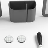 U Brands Plastic Locker Kit with Accessories, Gray, 6 Piece Set, 4142U ...