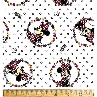 Cotton Mickey Mouse Mickey Tile Disney Cartoon Characters Kids Cotton ...