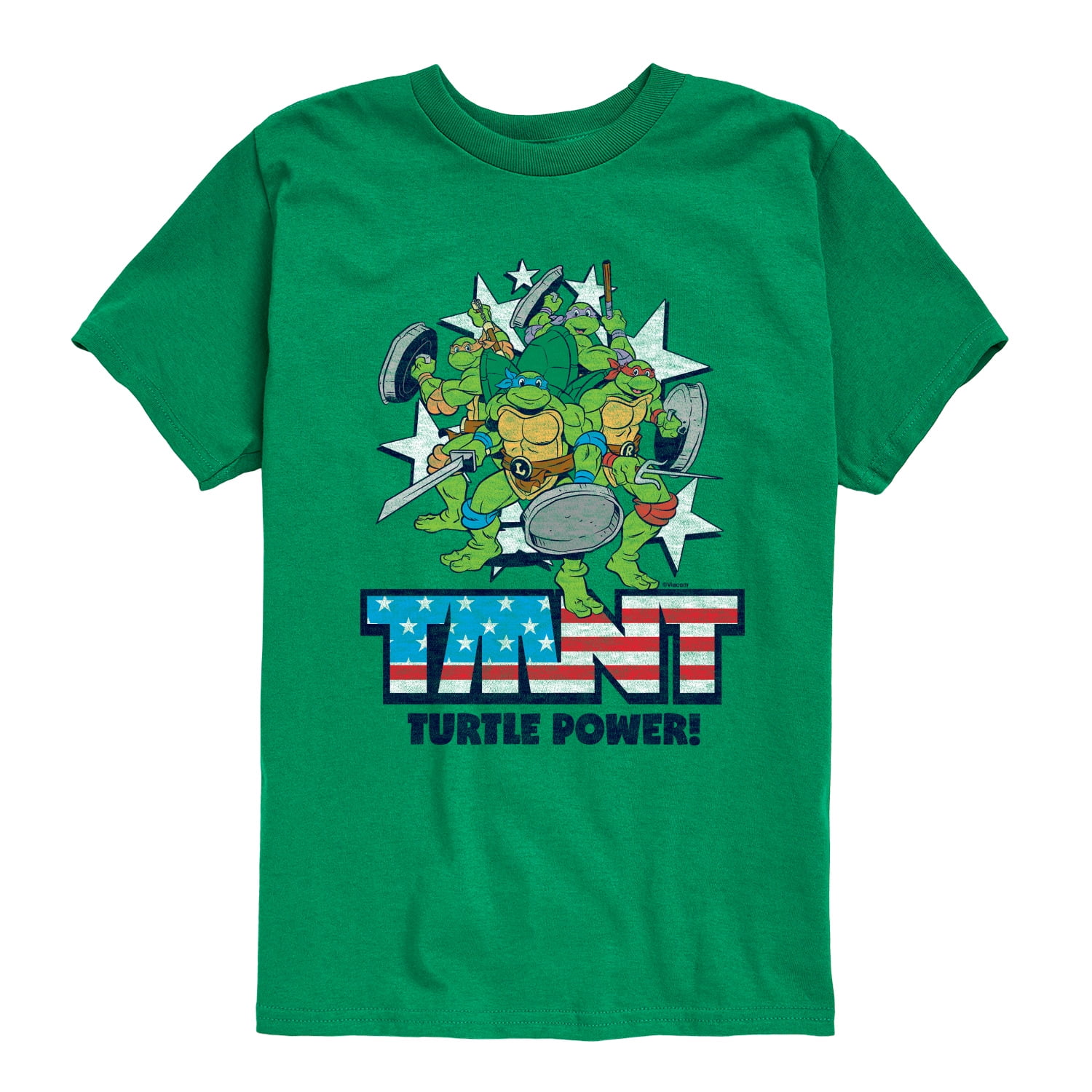 Teenage Mutant Ninja Turtles - Turtle Power Americana - Youth Short Sleeve Tee - Walmart.com