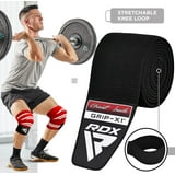 RDX Knee Wraps Weightlifting, 78" Elasticated Straps for Gym Workout ...