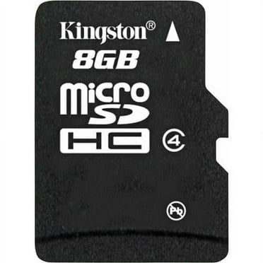 Transcend 8GB High Speed Compact MicroSDHC Class 4 Memory Card with ...