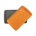 Outset Large Prep Trays Set of 2, Orange and Black, 17.2” x 10.5 ...