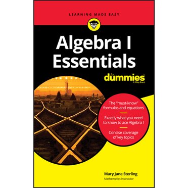 Algebra I Workbook for Dummies, (Paperback) - Walmart.com