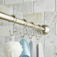 12Pcs Matte Double Shower Hooks, Rust Proof Metal Roller Gliding ...
