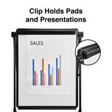 Staples Flip Chart Easel Black Steel 2/Pack 61293-CCVS - Walmart.com