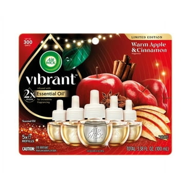 (4 pack) Air Wick Vibrant Plug in Scented Oil Starter Kit (Gadget + 1 ...