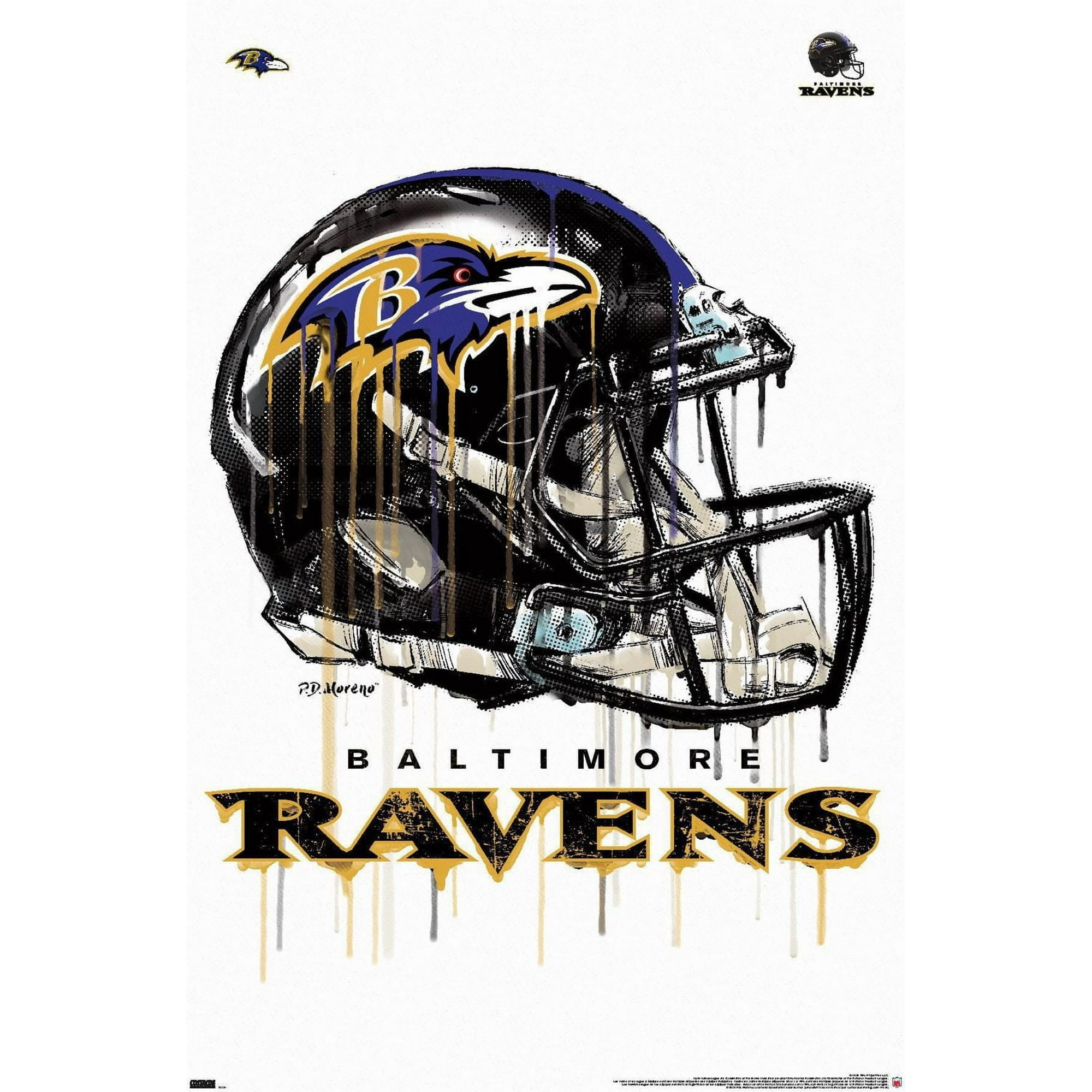 Click here for Trends International Nfl Baltimore Ravens - Drip H... prices
