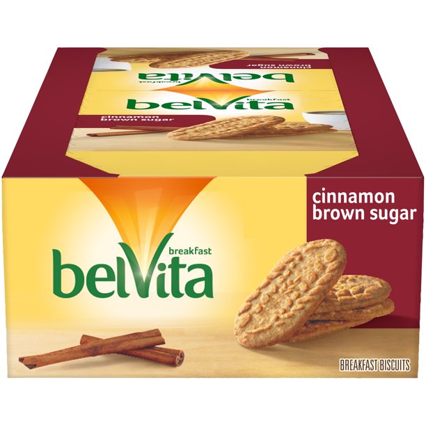 belVita Cinnamon Brown Sugar Breakfast Biscuits, 8 Packs (4 Biscuits ...