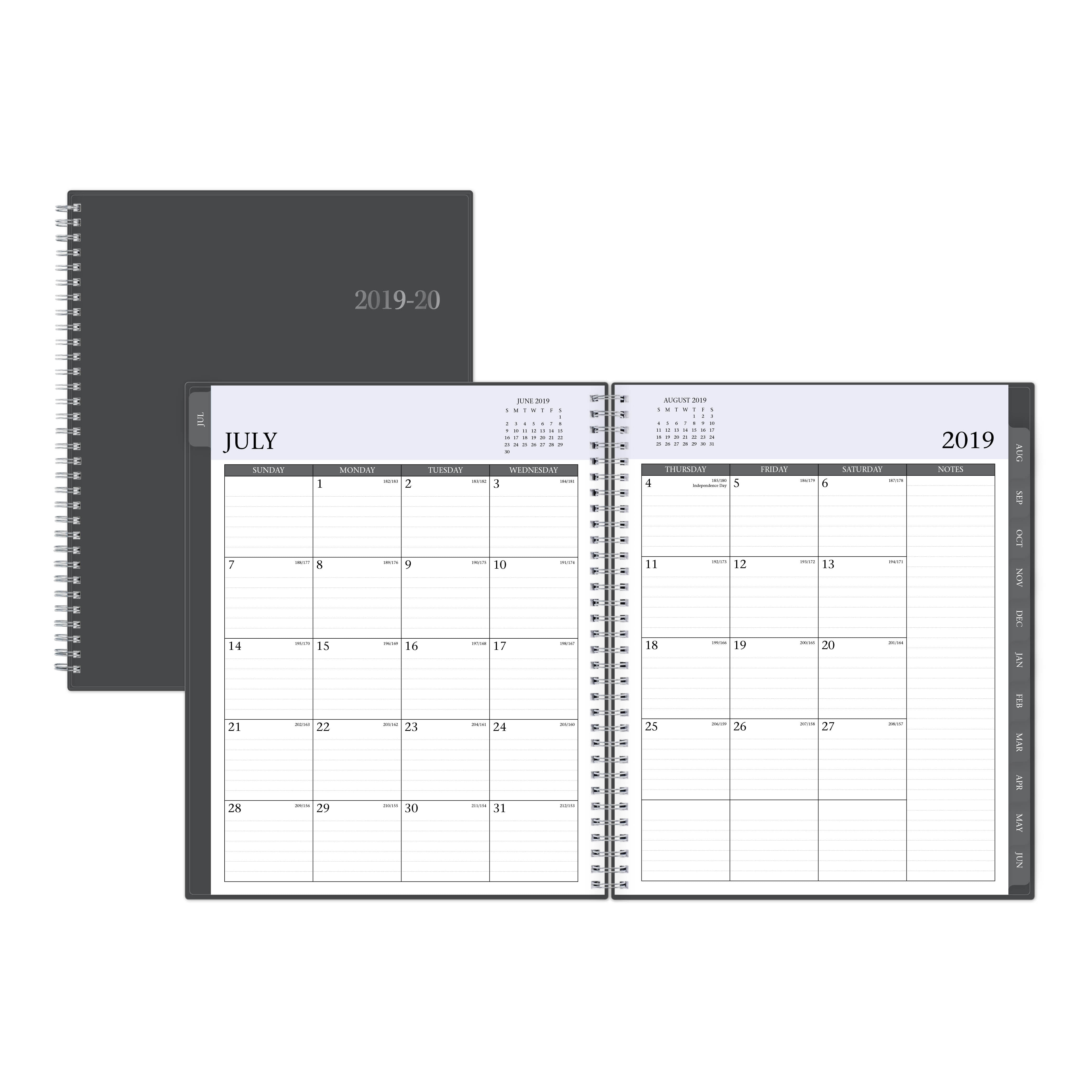 Blue Sky Enterprise 8 5 X 11 Wkly Mthly Planner July 2019 June 2020 blue-sky-enterprise-8-5-x-11-wkly-mthly-planner-july-2019-june-2020