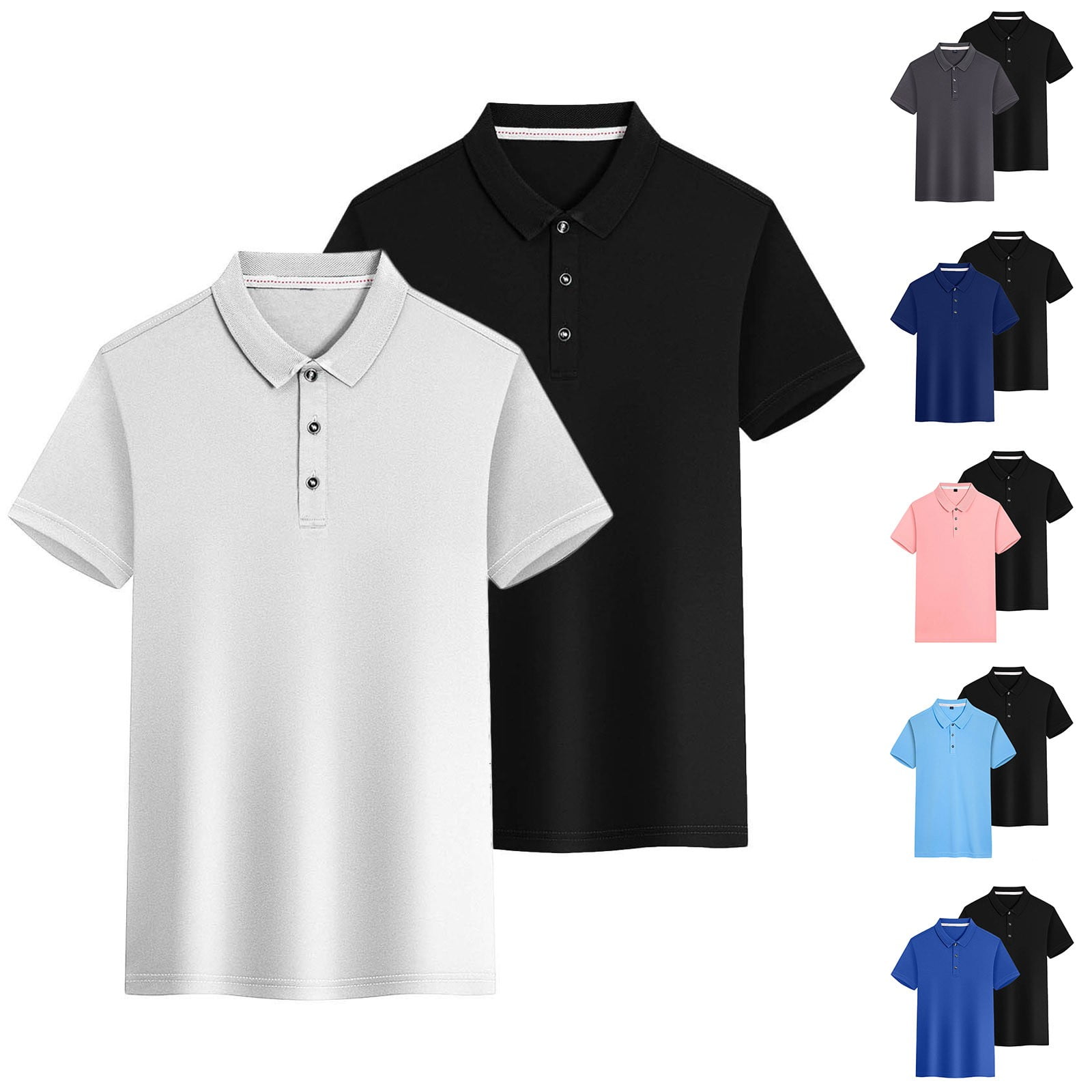 Click here for Qipopiq 2 Pack Womens Athletic Dry Fit Polo Shirts... prices