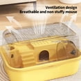 Clear Small Cage with Quiet Exercise Wheel Detachable Pet Cage ...