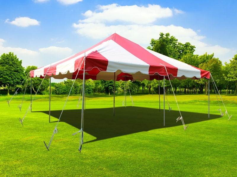 20x20 Outdoor Wedding Event Party Canopy Tent, Red Waterproof - Party ...