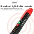 GJX Handheld Gas Leak Detector Combustible Gas Detection Alarm ...