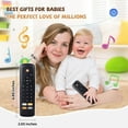 TOPFOX Baby TV Remote Toy Toddler Toys with Realistic Play 3 - 50 ...