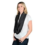 NYFASHION101® Women's Round Studs Soft Warm Acrylic Infinity Loop Scarf ...