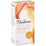 Norforms Deodorant Suppositories, Tropical Splash, Vaginal Hygiene, 12 ...