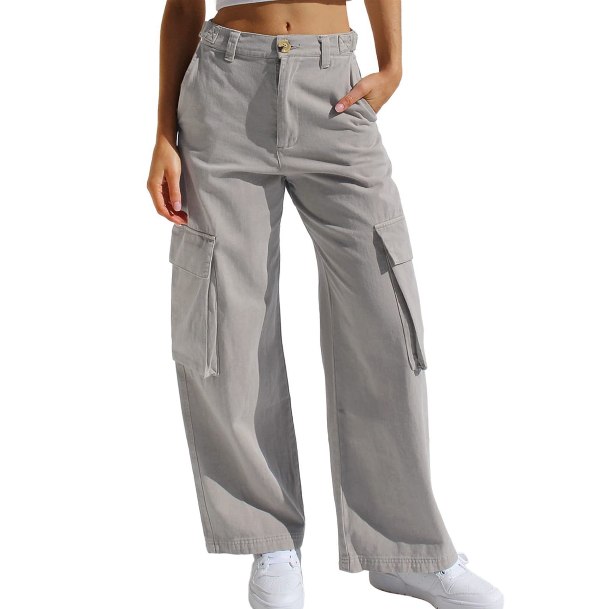 Click here for Sexy Dance Womens High Waist Cargo Pants  Wide Leg... prices