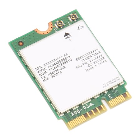 WiFi 6 Card, WiFi 6 Adapter 2400Mbps On 5GHz 574Mbps On 2.4GHz AX201NGW ...