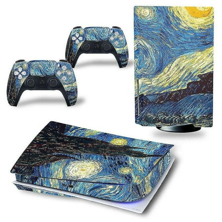 Electronics stickers decals starry sky ps5 sticker vinyl skin wrap ...