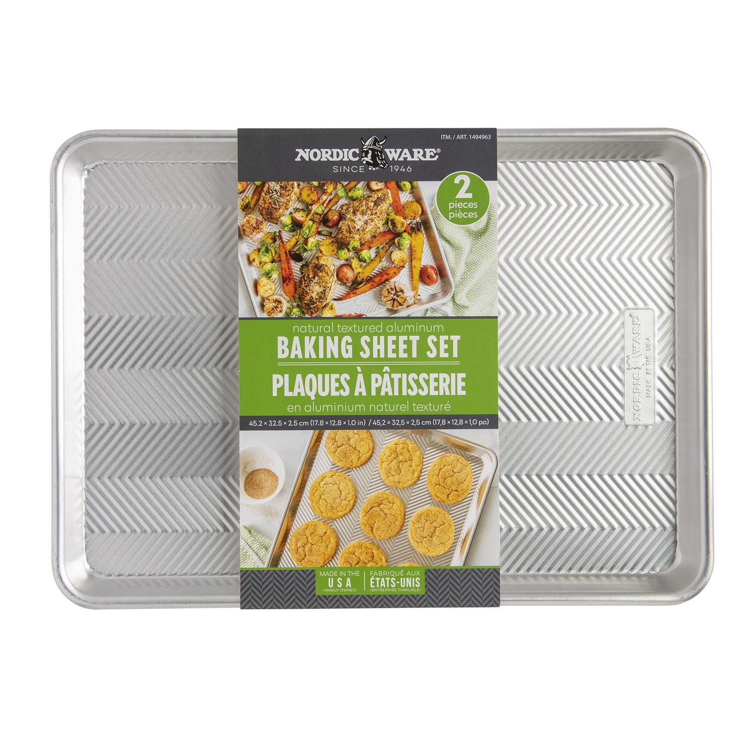 Click here for Nordic Ware 2 Pack Aluminum Half Baking Sheet 16 -... prices