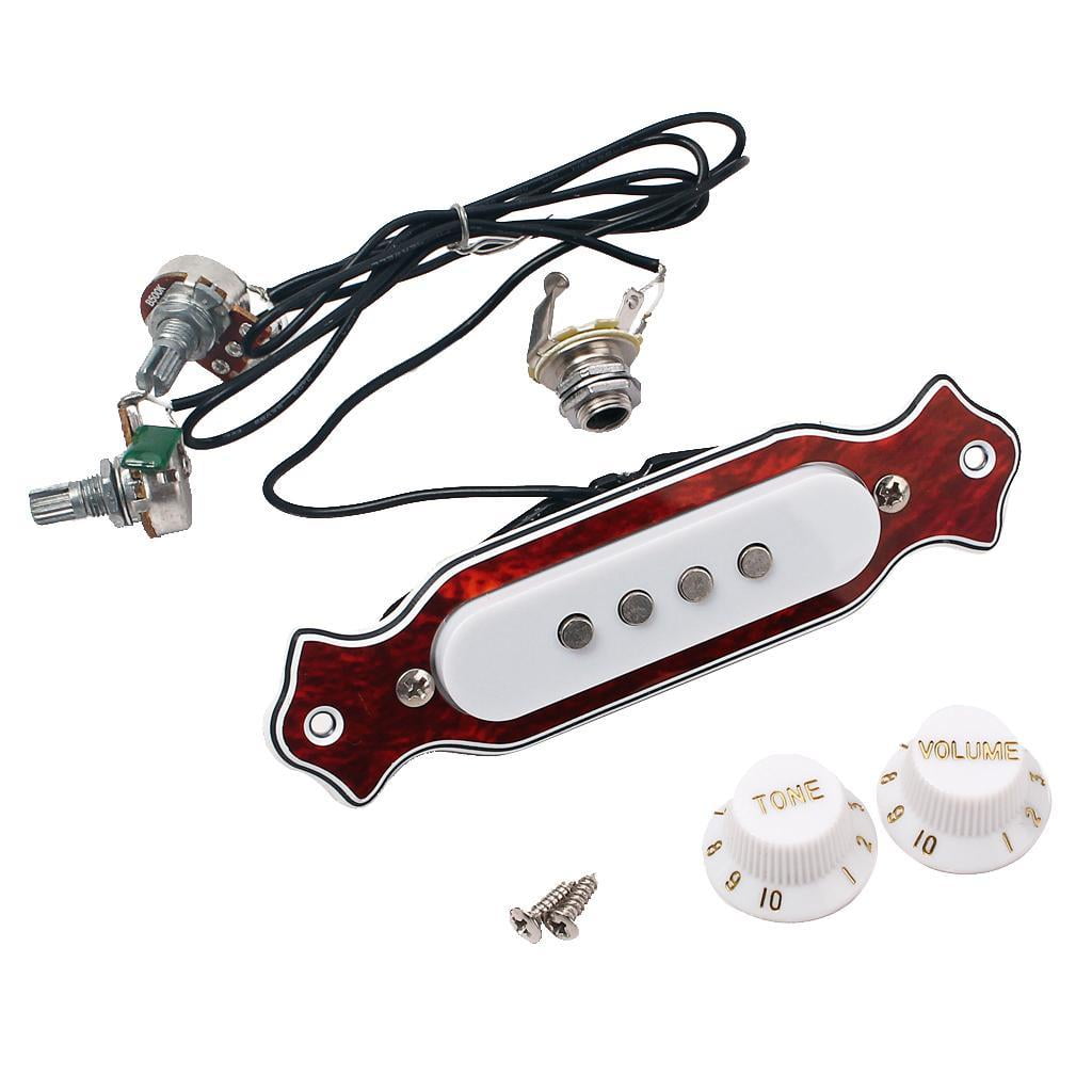 1 Sets Pre--string Guitar Pickup With Volume & Knobs For Electric ...