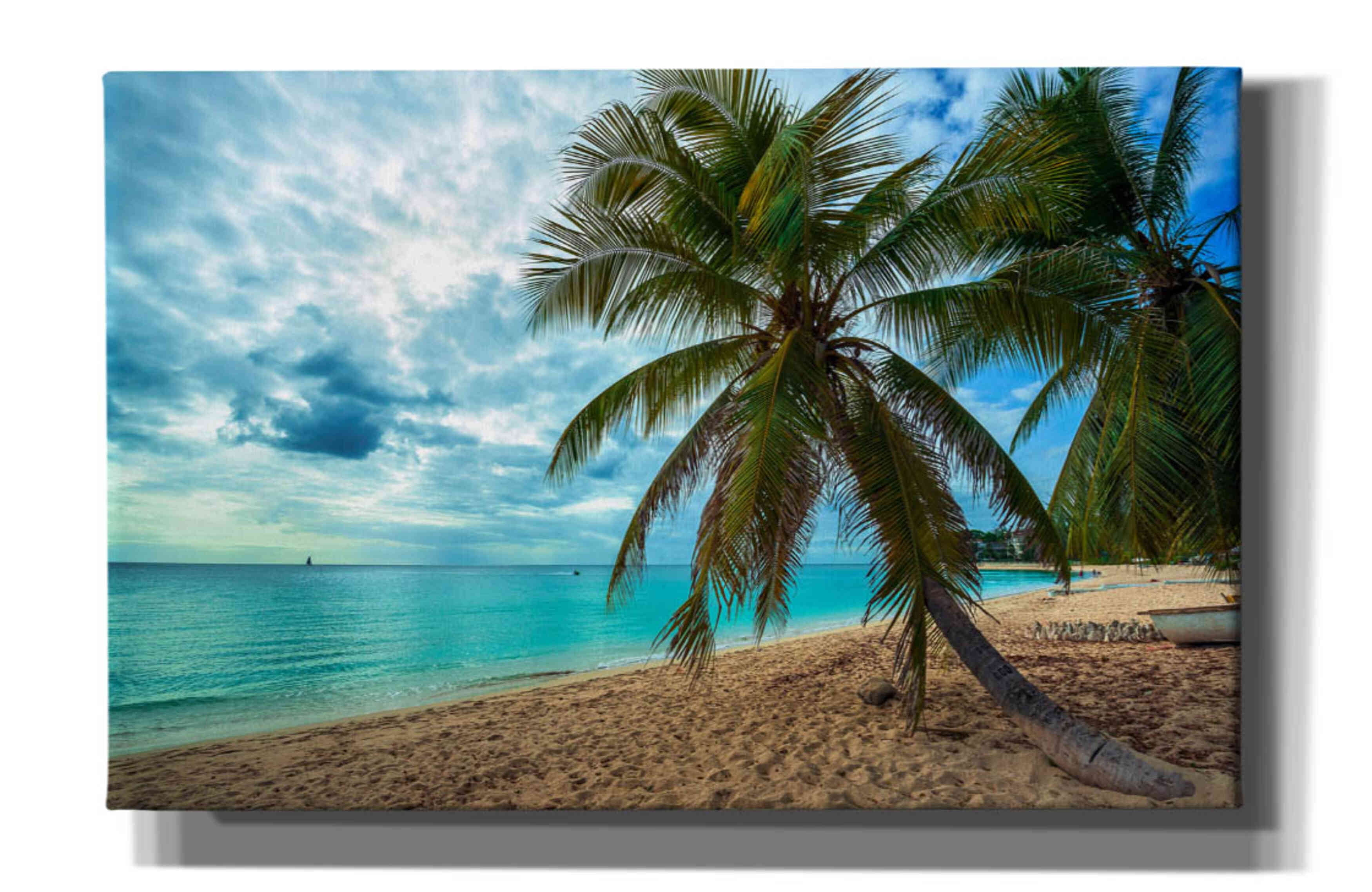 Epic Graffiti 'Palm Tree Dreams' by Lizzy Davis, Giclee Canvas Wall Art ...