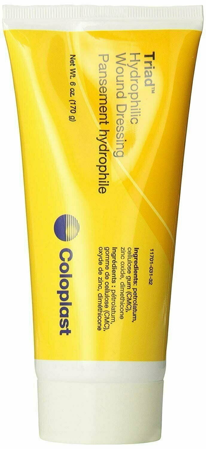 Coloplast Triad Hydrophilic Oxide Wound Dressing Paste Tube, 6oz, 2 ...