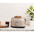 HADEN Dorset Retro 2-Slice Wide Slot Stainless Steel Toaster, Putty ...