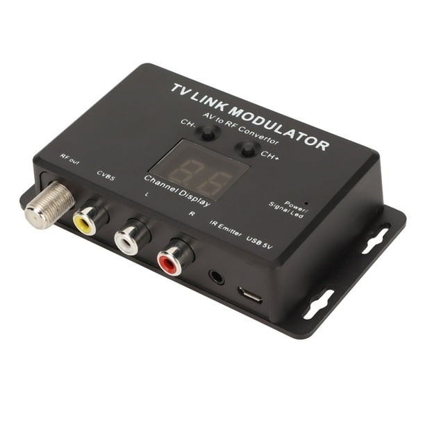 TV Link Modulator, Support PAL NTSC Flexible Setting Format Prevent Interference AV To RF ...