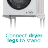 BLACK+DECKER BWDS Washer Dryer Stacking Rack Stand, White - Walmart.com