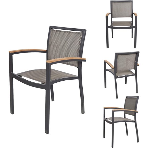 Mesh Fabric Patio Chairs