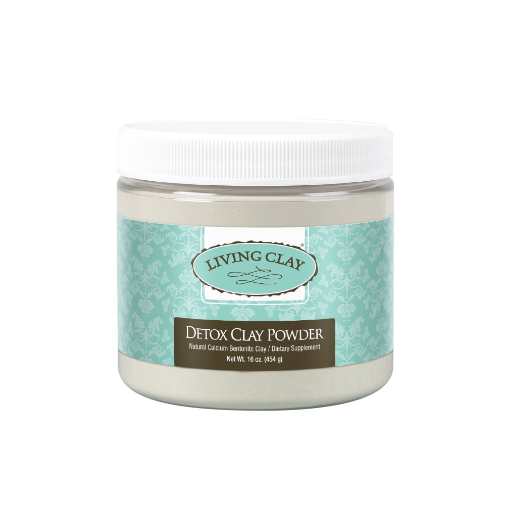 Living Clay® Detox Clay Powder | All-Natural Bentonite Calcium Clay for ...