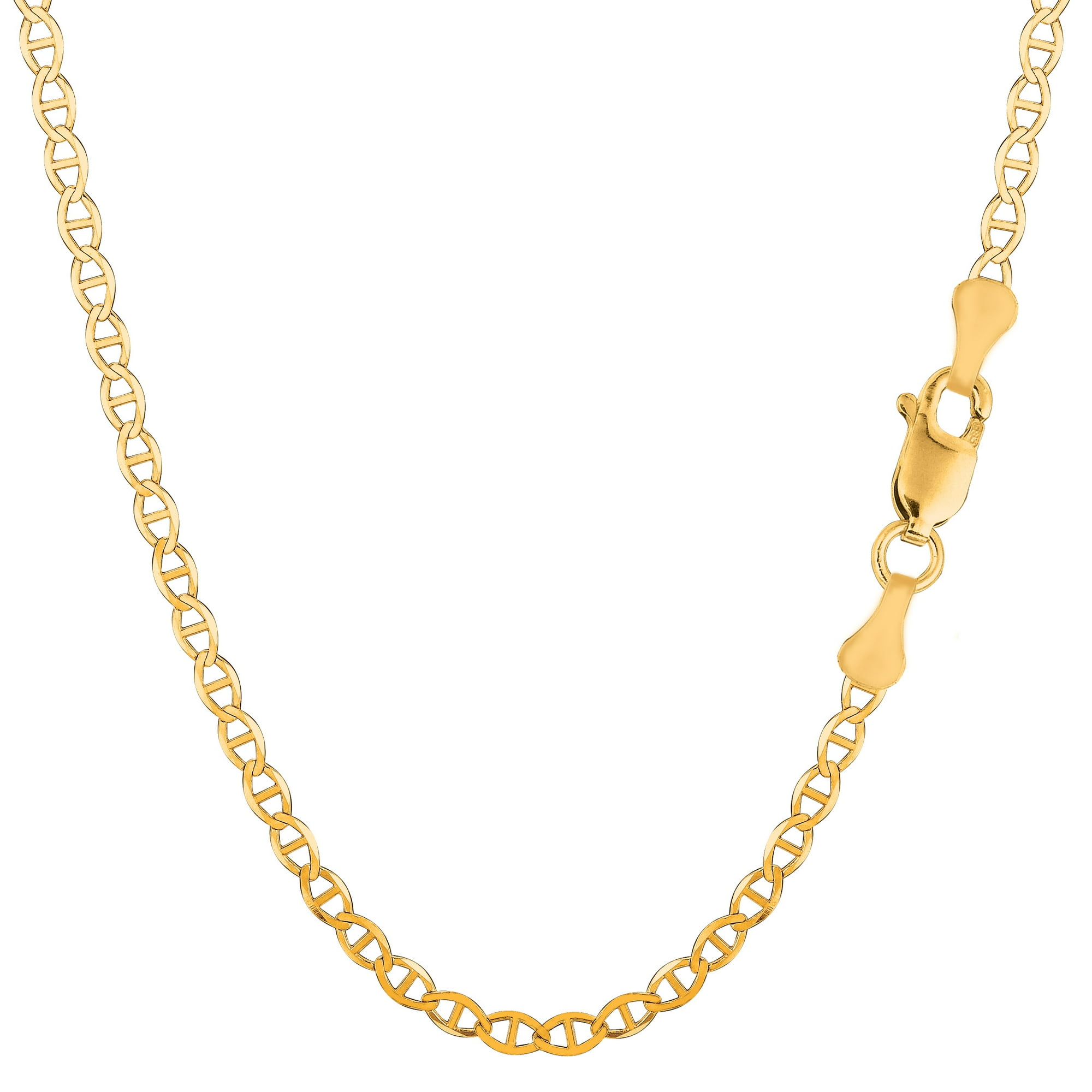 Click here for Jewelry Affairs 10k Yellow Gold Mariner Link Chain... prices