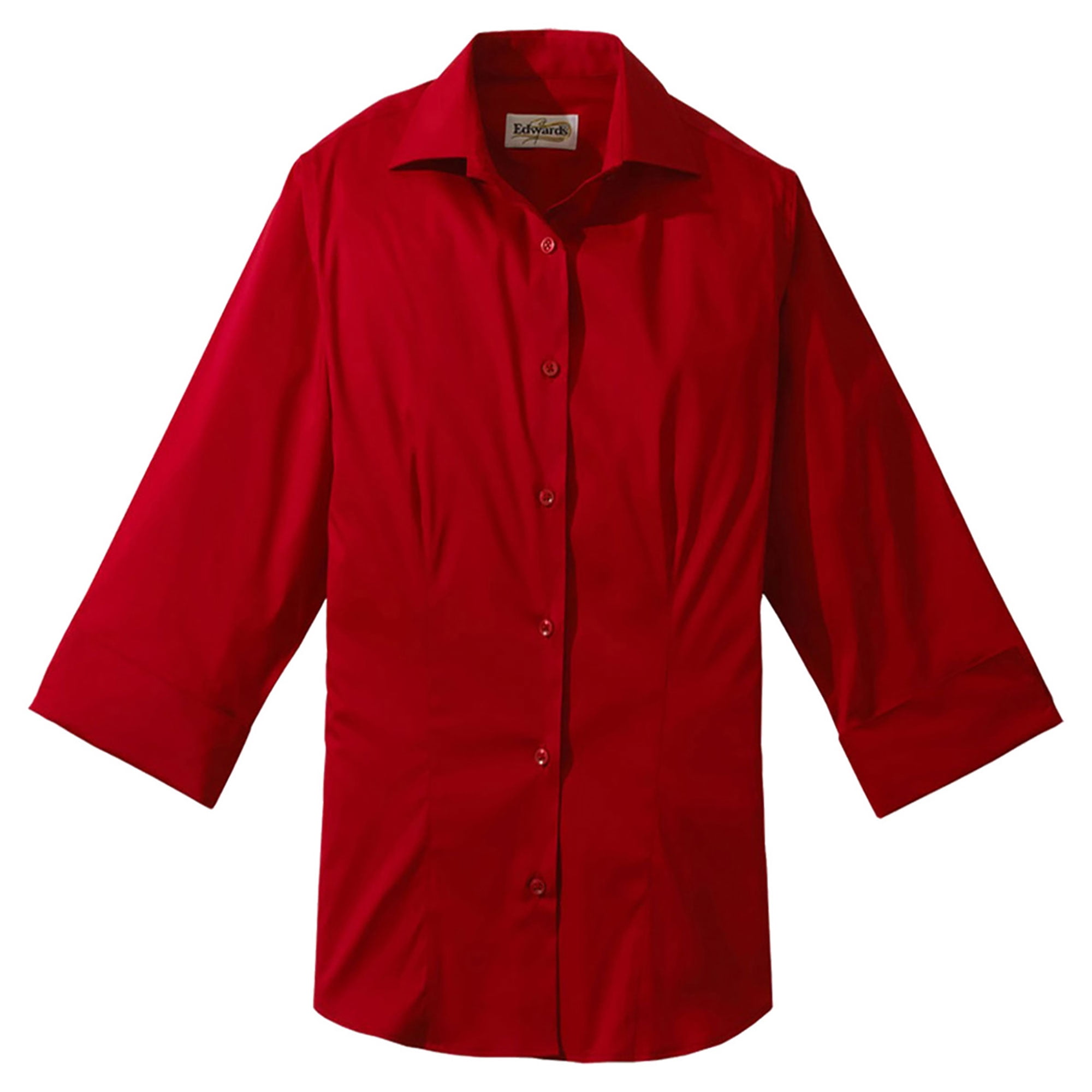 Edwards Garment Women's 3/4 Sleeve Stretch Blouse, Style 5033 - Walmart.com