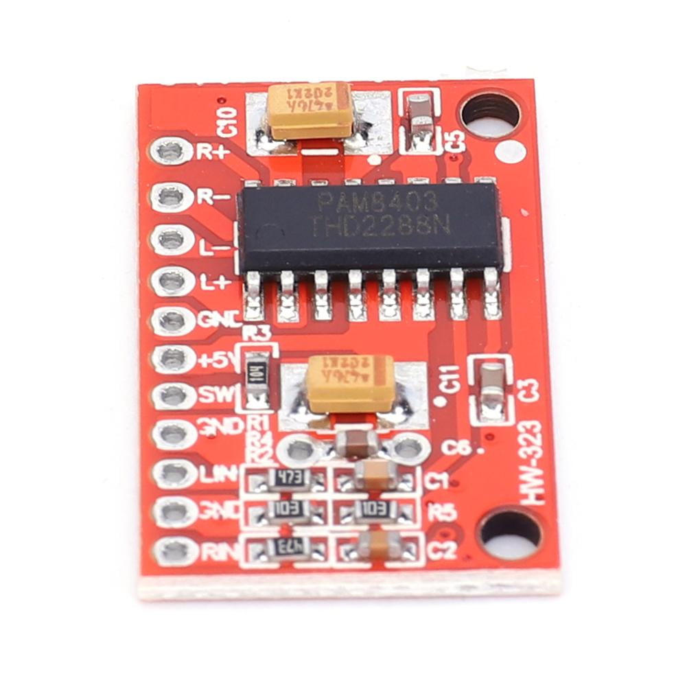 PAM8403 Digital Power Amplifier Board Dual Channel Mini Amplifier ...