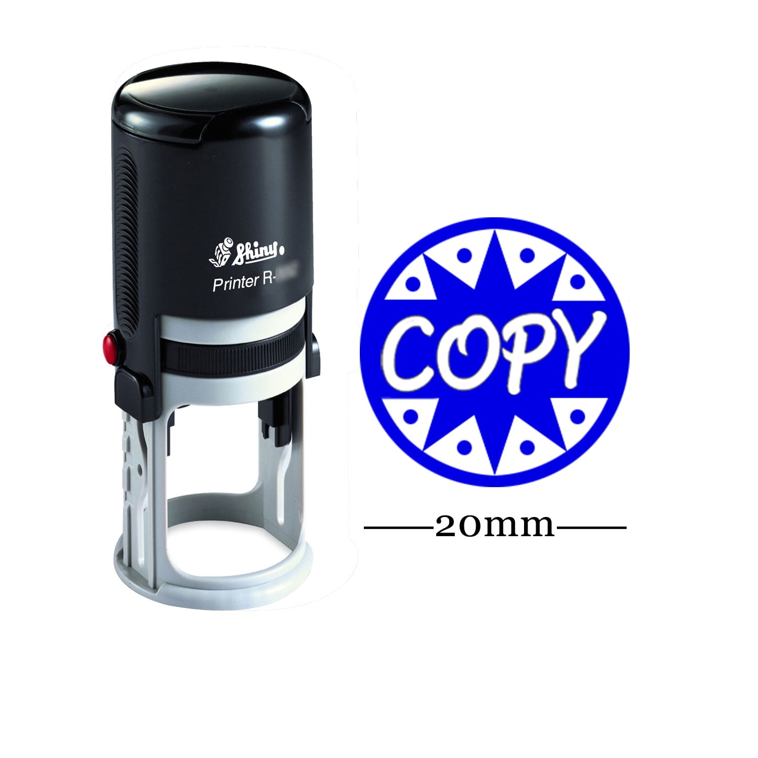 COPY Round Self Inking Office Stationary Stamp Personalized Custom ...