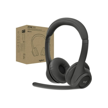 Logitech Zone 305 - Headset - on-ear - Bluetooth - wireless - USB-C via ...