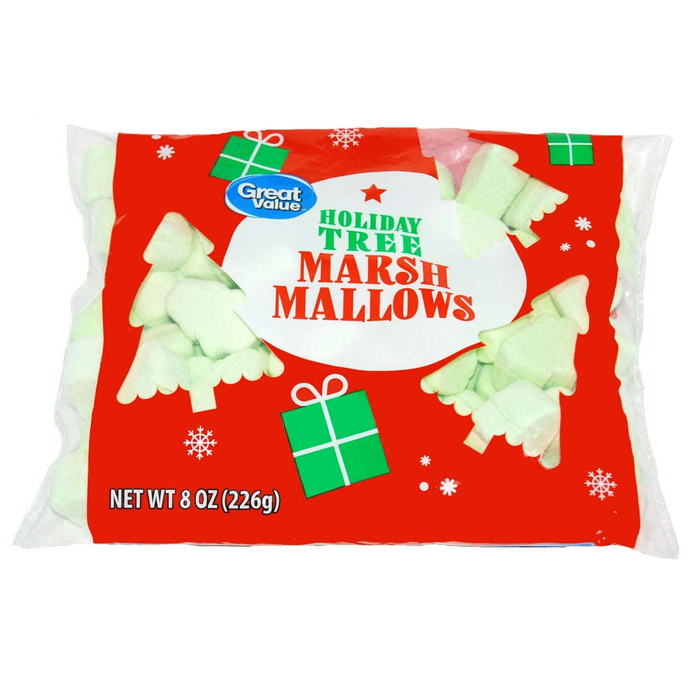Great Value Holiday Tree Marshmallows, 8 oz - Walmart.com - Walmart.com