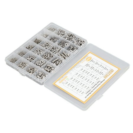 Hex Socket Screw Nut Washer Kit, M2 M3 M4 M5 Strong Socket Screw Nut ...