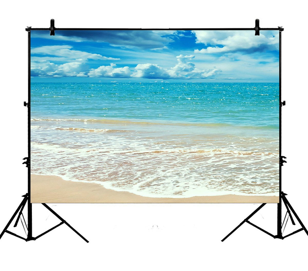 GCKG 7x5ft Ocean Waves California Paradise Polyester Photography ...