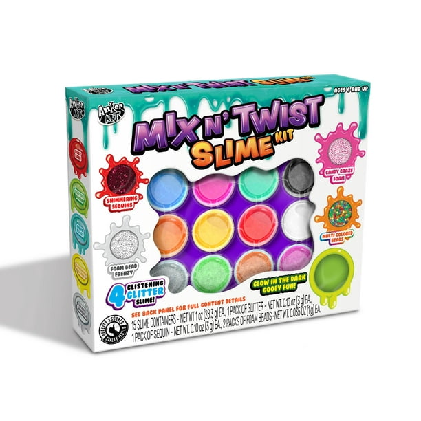 Mix N Twist Slime Kit | 15 Pre-Made Slimes - Walmart.ca