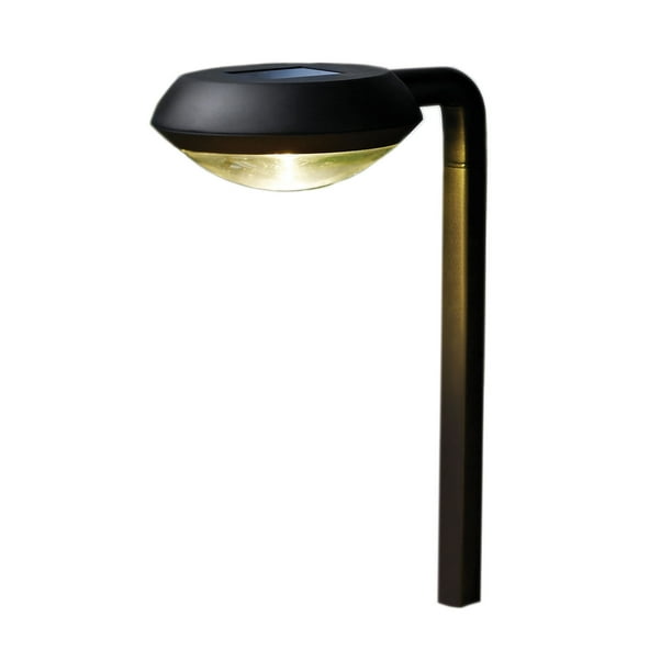 Mainstays 5 Lumen Solar Powered LED Outdoor Landscape Modern Plastic ...