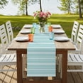 Boho Mint Green Burlap Cotton Table Runner 18x72 Inches Long ...