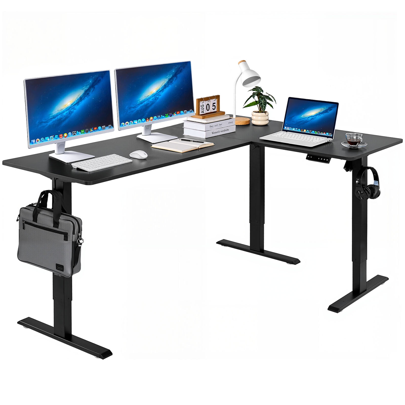 Click here for Vevor L Shaped Desk Electric Adjustable Height Cor... prices