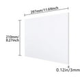 ZAGHNRENJ White Acrylic Sheet A4 Acrylic Plexi Glass Sheet Acrylic ...